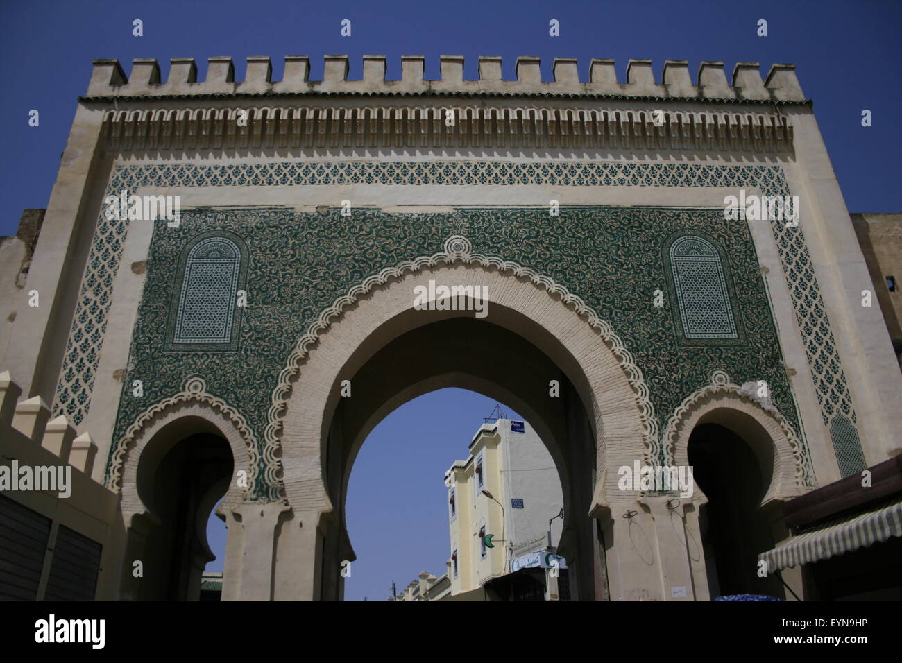 Bab Boujloud of Fez in Morocco Stock Photo - Alamy