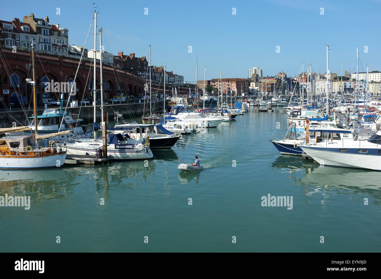 boating marina in ramsgate town east kent uk august 2015 Stock Photo ...