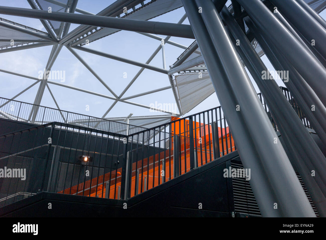 The new Garibaldi railway station, Naples, Italy Stock Photo - Alamy