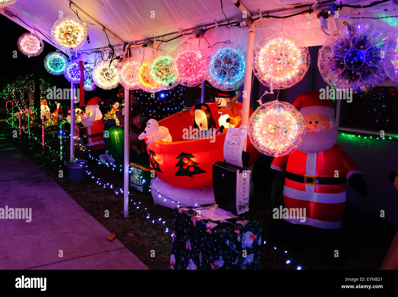 Christmas lights christmas display hi-res stock photography and images ...