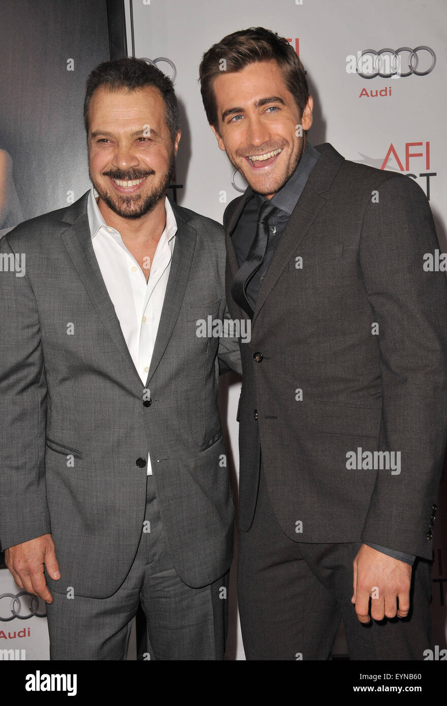 LOS ANGELES, CA - NOVEMBER 4, 2010: Director Edward Zwick (left) & Jake ...