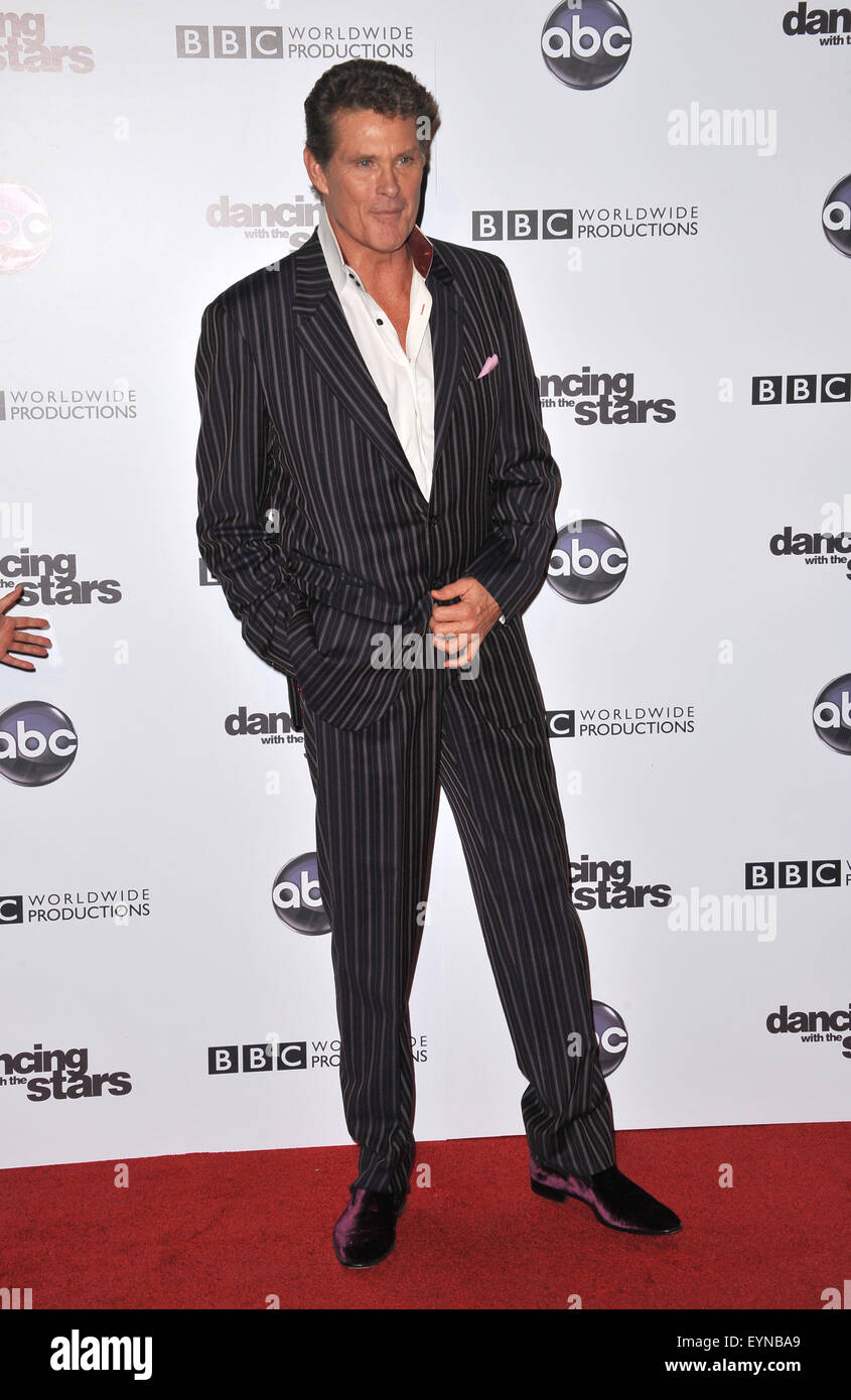 David hasselhoff dancing with the stars 2010 hi-res stock photography ...