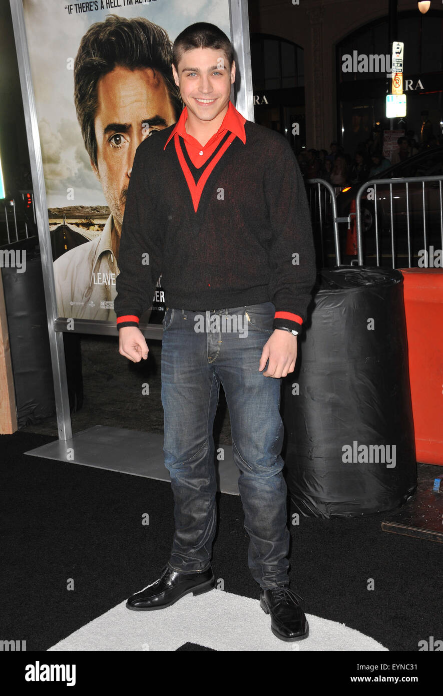 LOS ANGELES, CA - OCTOBER 28, 2010: Logan Huffman at the Los Angeles ...