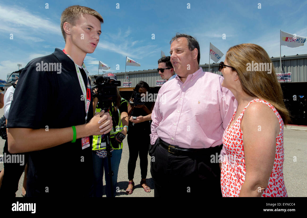 Newton, Iowa, USA. 01st Aug, 2015. New Jersey Governor CHRIS CHRISTIE ...