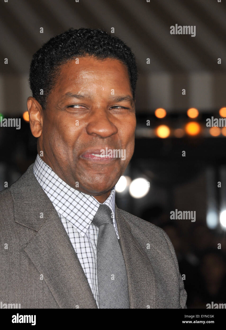 LOS ANGELES, CA - OCTOBER 26, 2010: Denzel Washington at the world ...