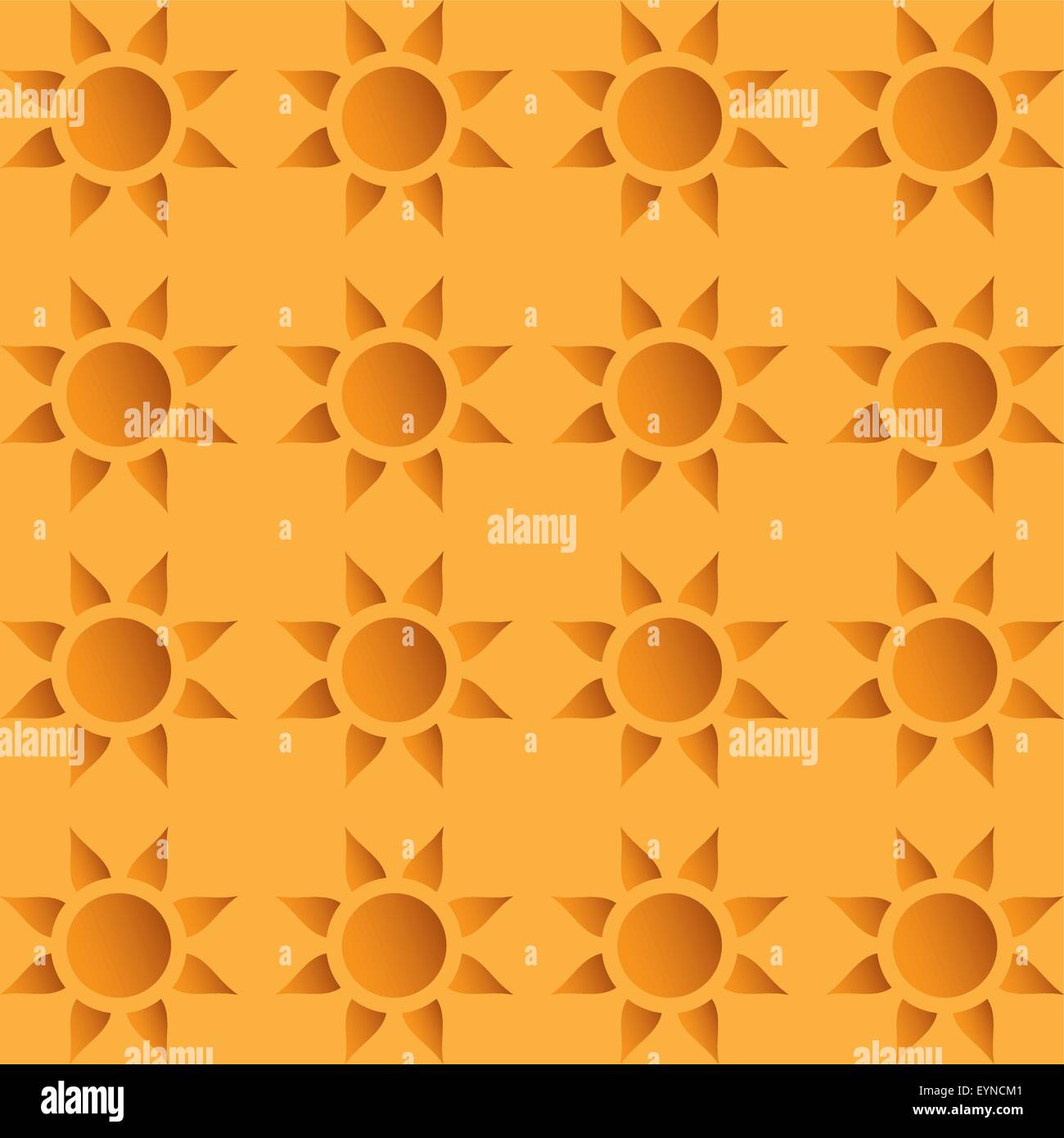Vector seamless wallpaper with repeating suns Stock Vector Image & Art ...