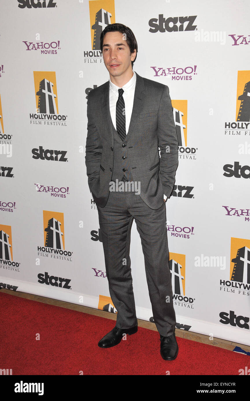 LOS ANGELES, CA - OCTOBER 25, 2010: Justin Long at the 14th Annual ...