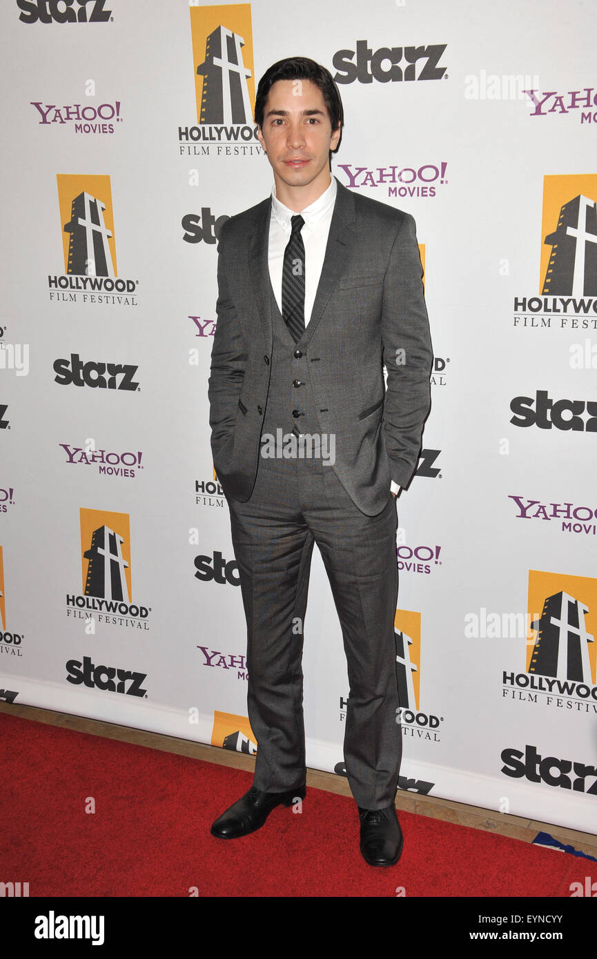 LOS ANGELES, CA - OCTOBER 25, 2010: Justin Long at the 14th Annual ...