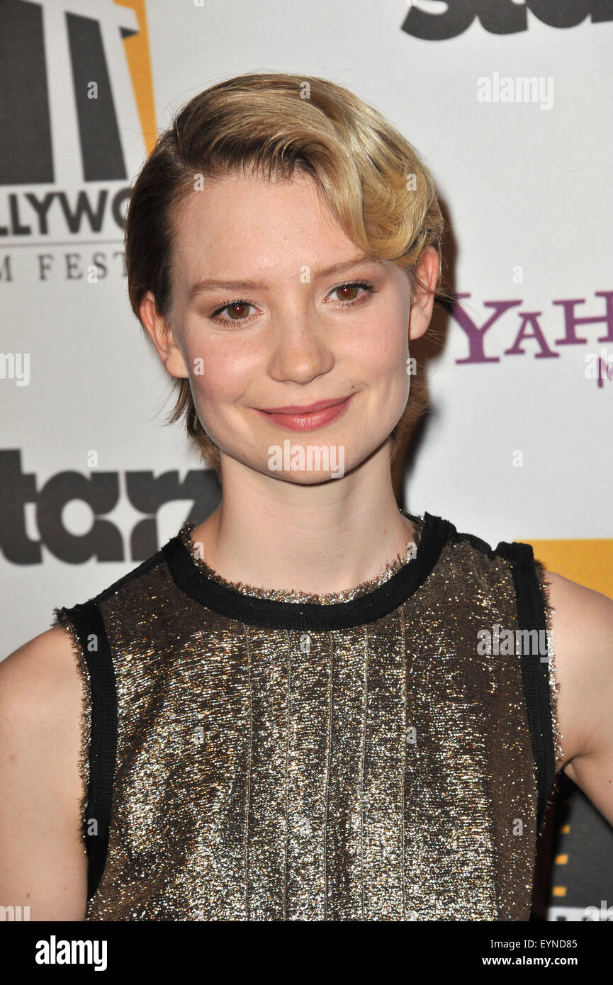 Mia wasikowska 14th annual hollywood hi-res stock photography and ...
