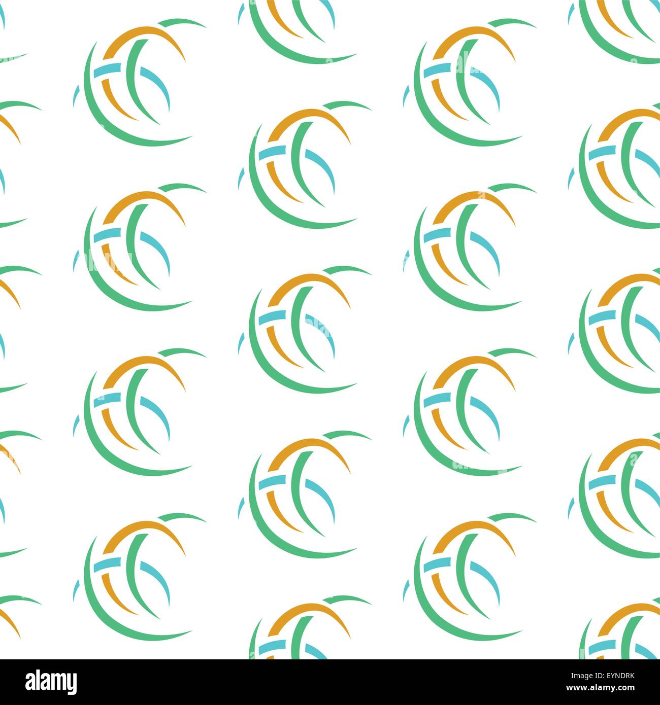 Vector colored wallpaper with a repeating pattern on a white background ...