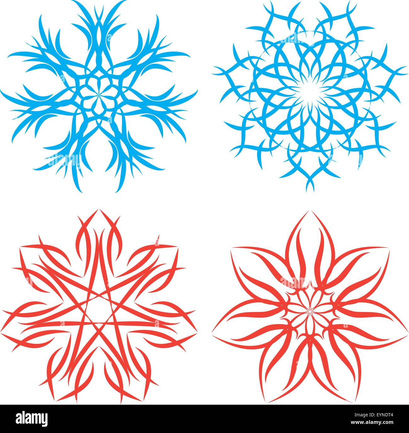 Symmetrical patterns Stock Vector Images - Alamy