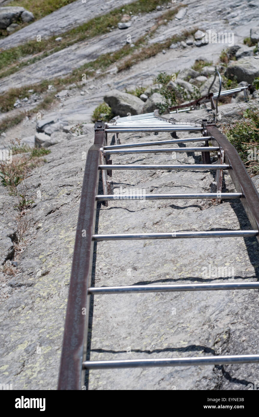 Blue ladders hi-res stock photography and images - Alamy