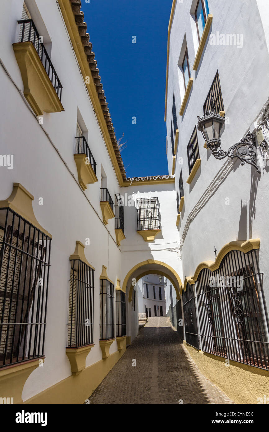 Ronda cliff houses hi-res stock photography and images - Alamy