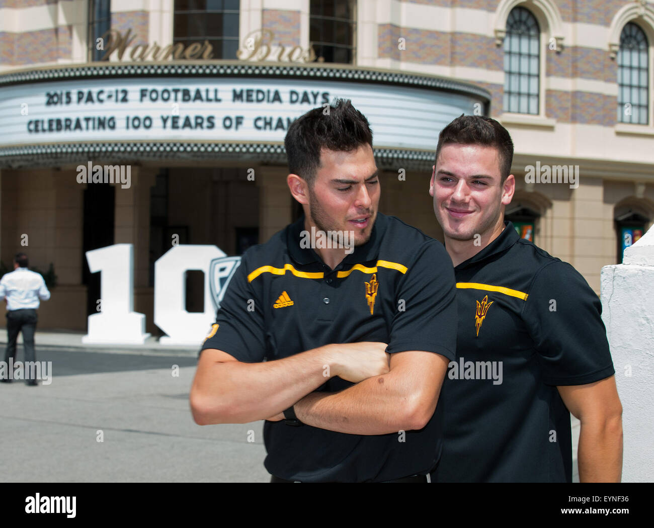 Burbank, CA. 30th July, 2015. Arizona State Sun Devils safety Jordan ...