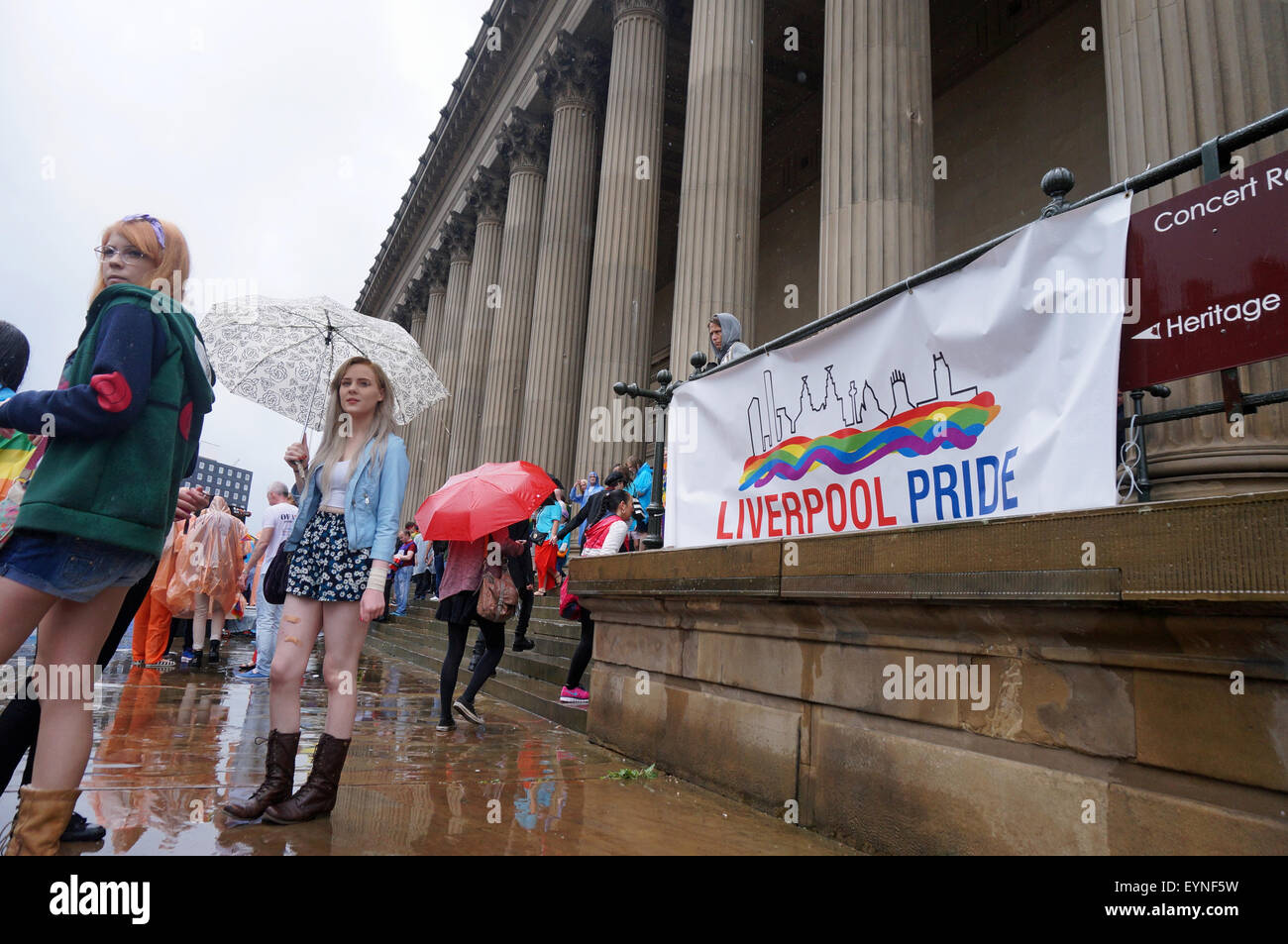 Hundreds turned out to celebrate Liverpool Pride on Saturday August 1st ...