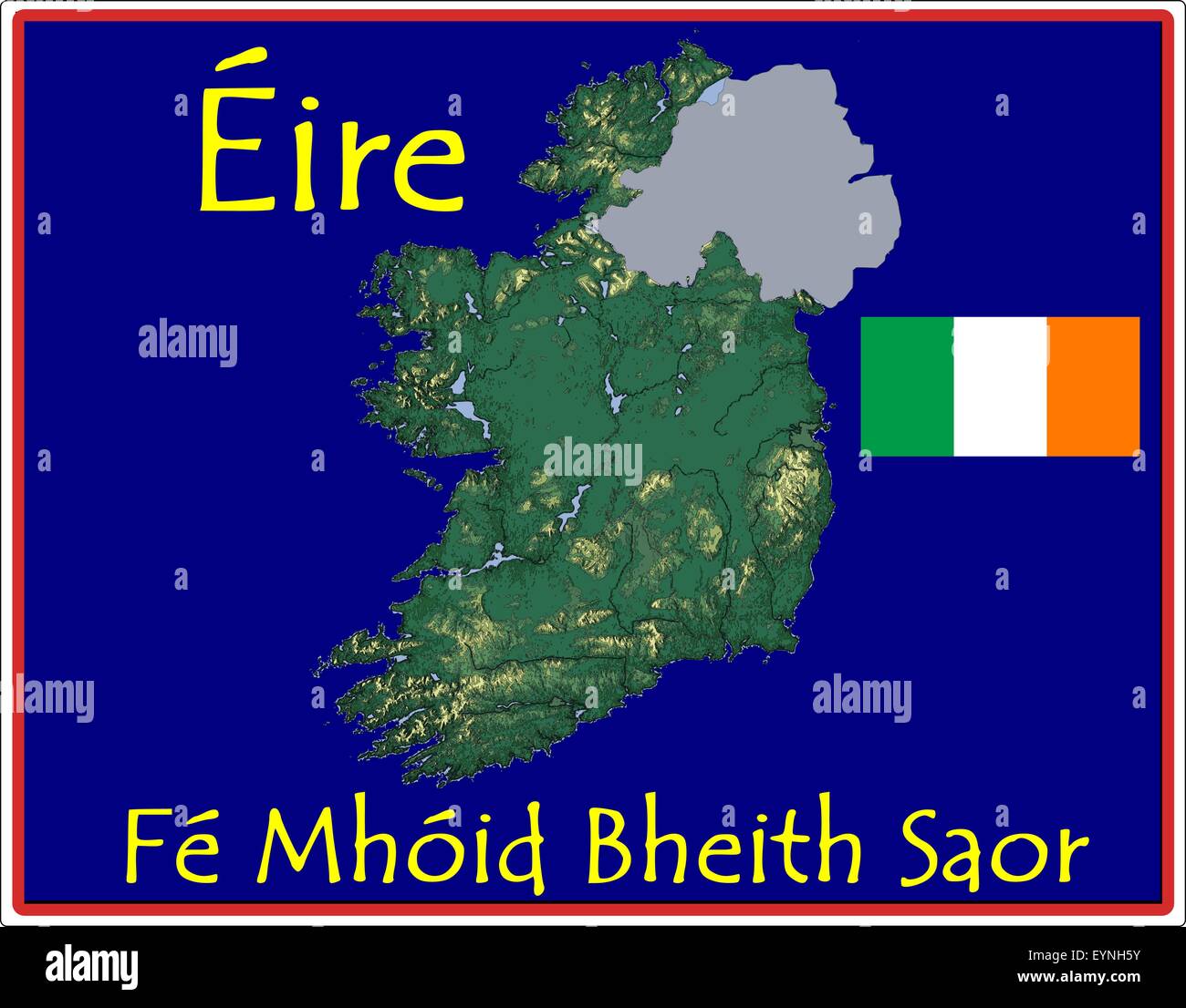 Ireland trinidad and tobago flag hi-res stock photography and images ...