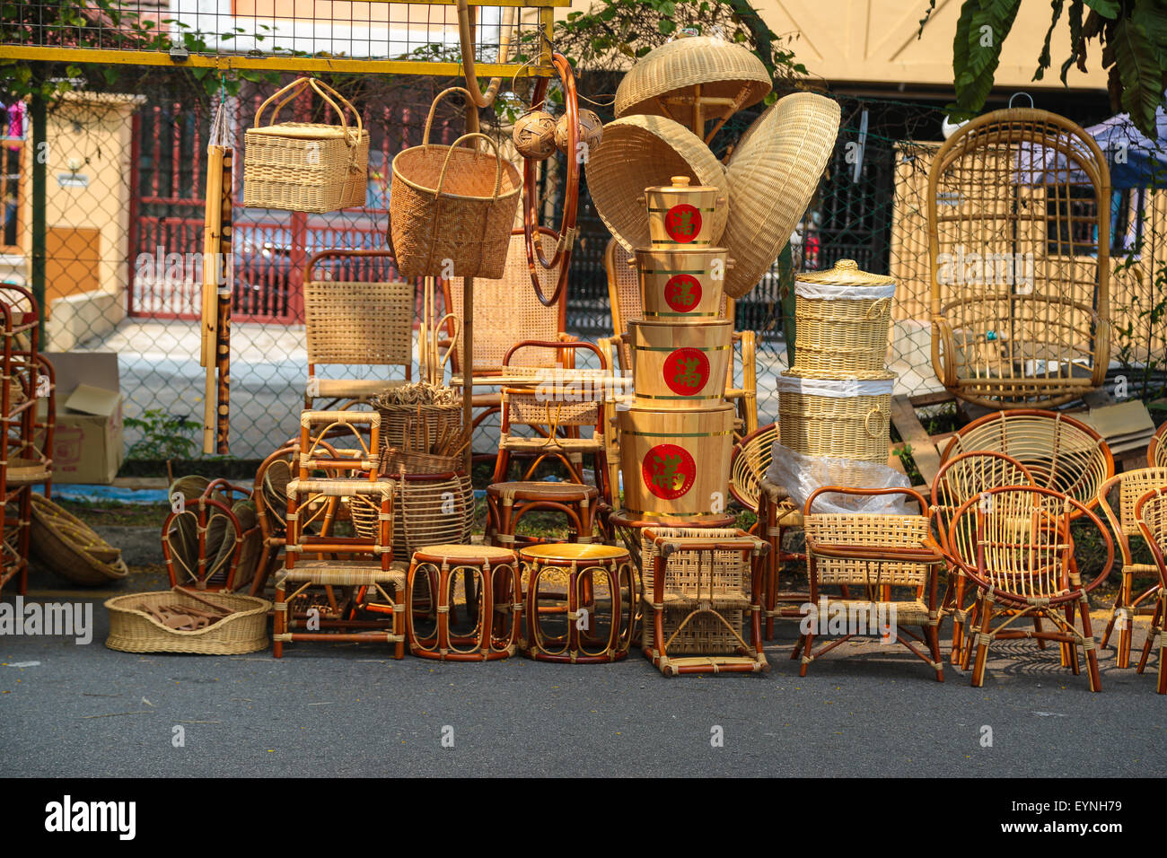 Bamboo furniture hi-res stock photography and images - Alamy
