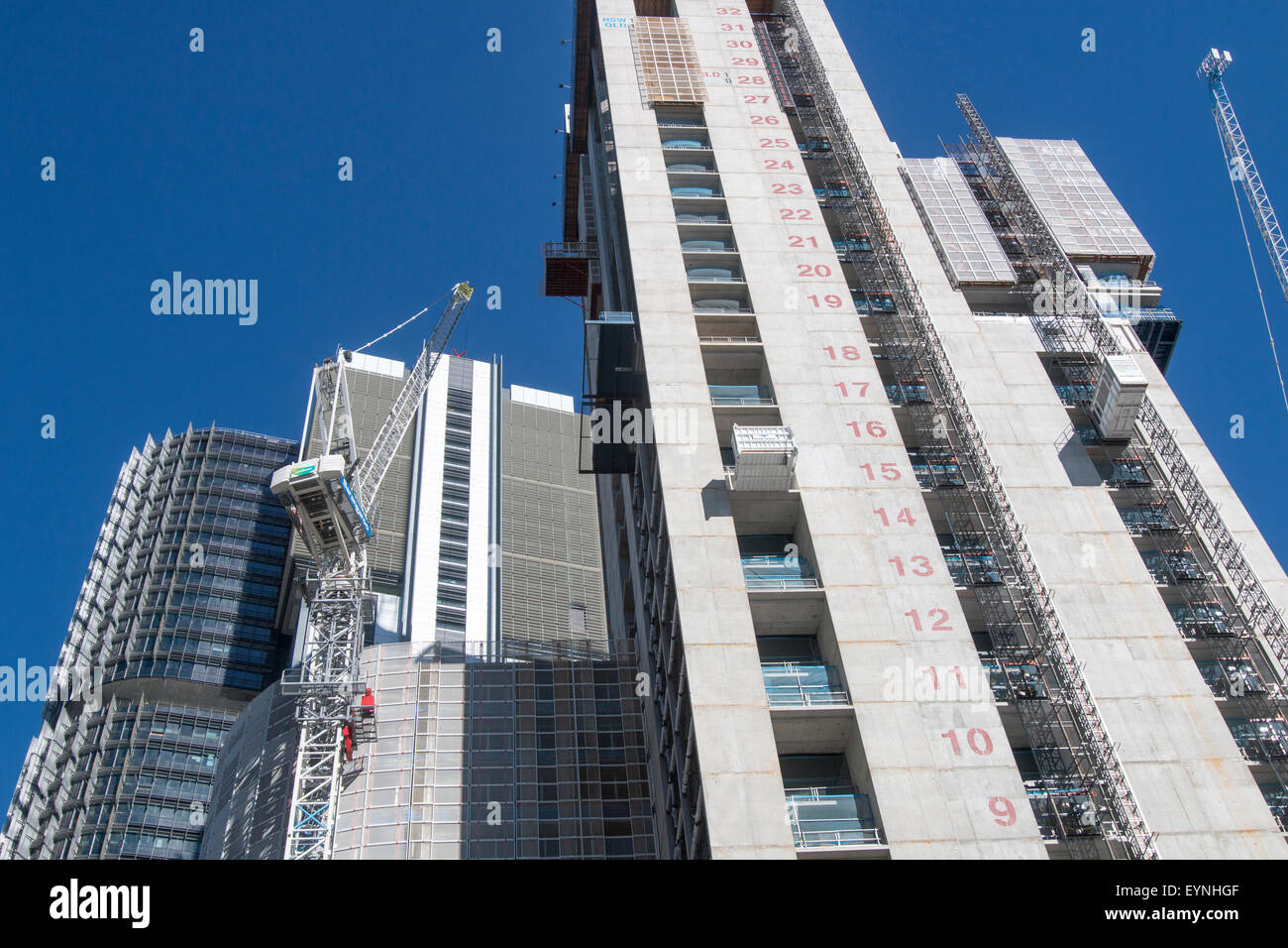 Floor numbers building site hi-res stock photography and images - Alamy