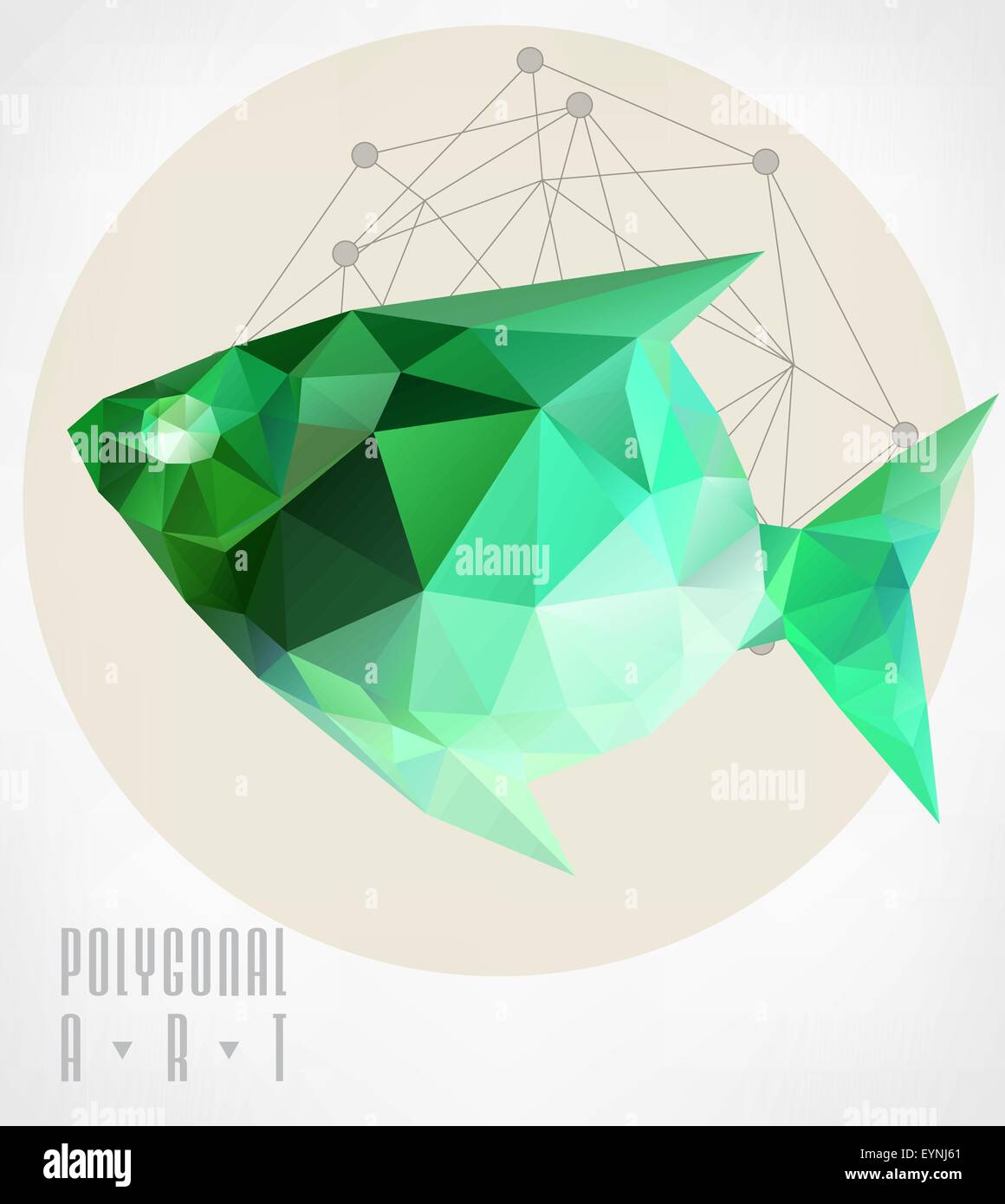 Abstract polygonal fish Stock Vector Image & Art - Alamy