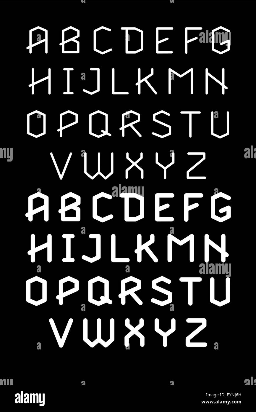 Print font hi-res stock photography and images - Alamy