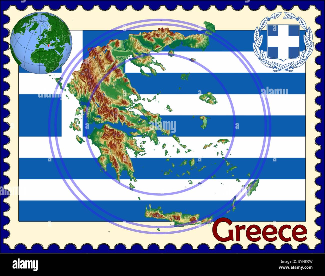 Puerto rico greece Stock Vector Images - Alamy