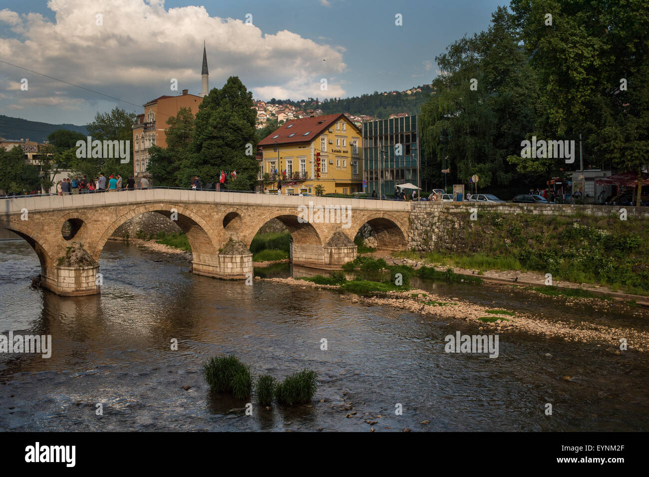 Miljacka river bridge hi-res stock photography and images - Alamy