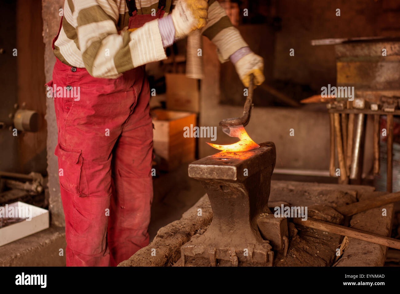 Forge blacksmith hi-res stock photography and images - Alamy