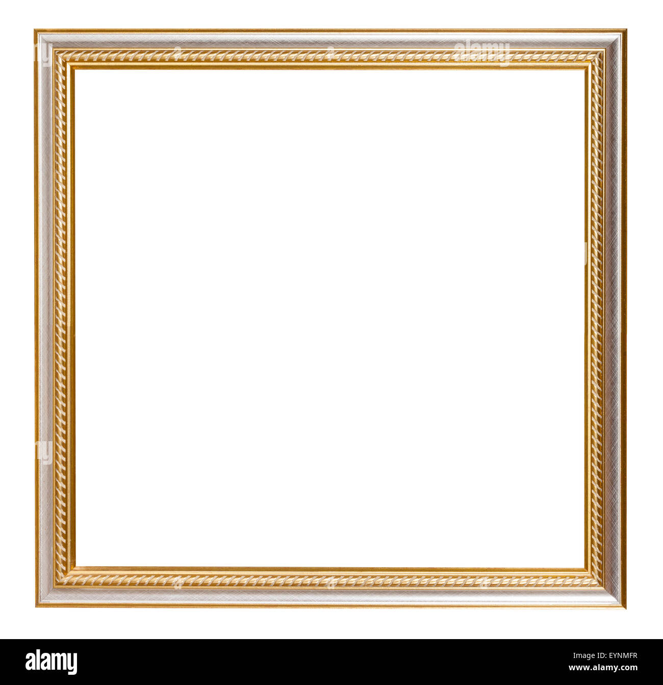 Square gold frame cut out hi-res stock photography and images - Alamy