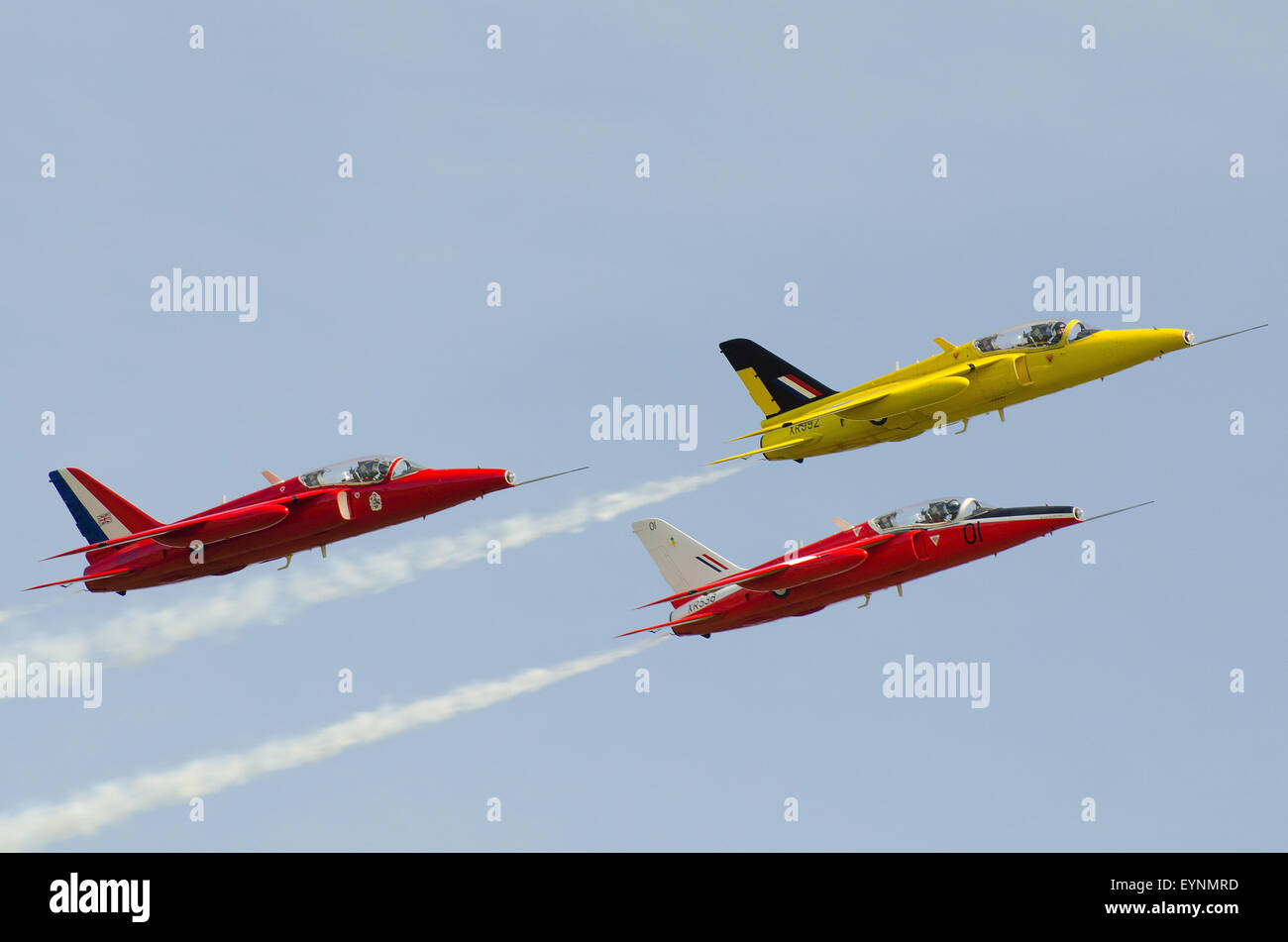 Red arrows gnat display aircraft hi-res stock photography and images ...