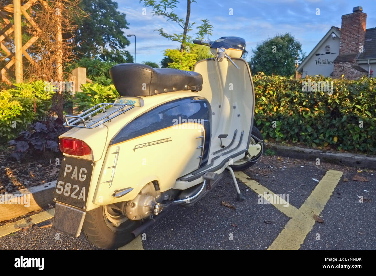 Vintage lambretta scooters hi-res stock photography and images - Alamy