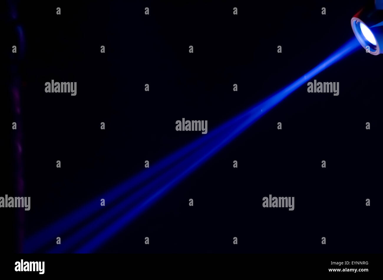 Beam of light in black background Stock Photo - Alamy