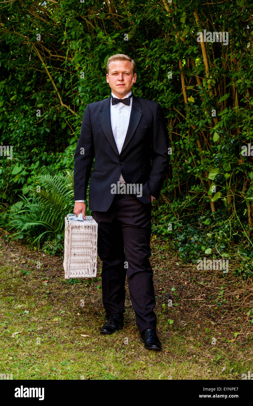A Young Man Poses For A Photograph Before Setting Off To Watch The ...