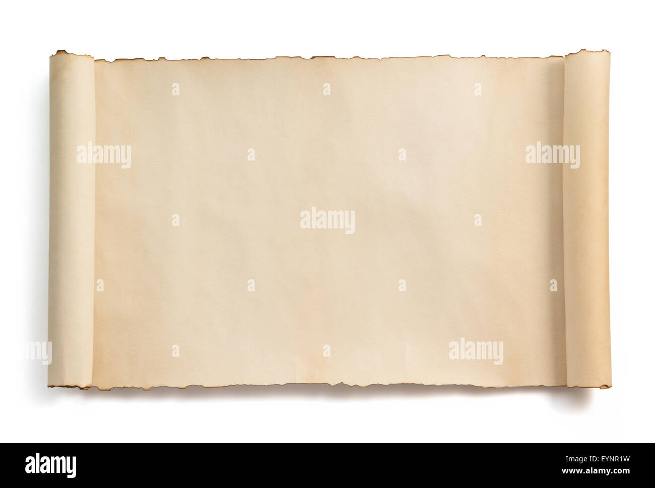 Parchment on table Cut Out Stock Images & Pictures - Alamy
