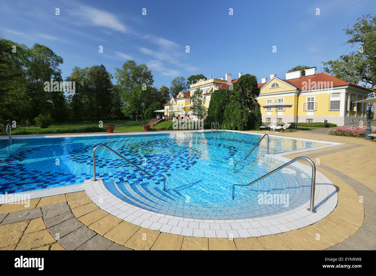 Blue tree resort swimming pool guests hi-res stock photography and ...