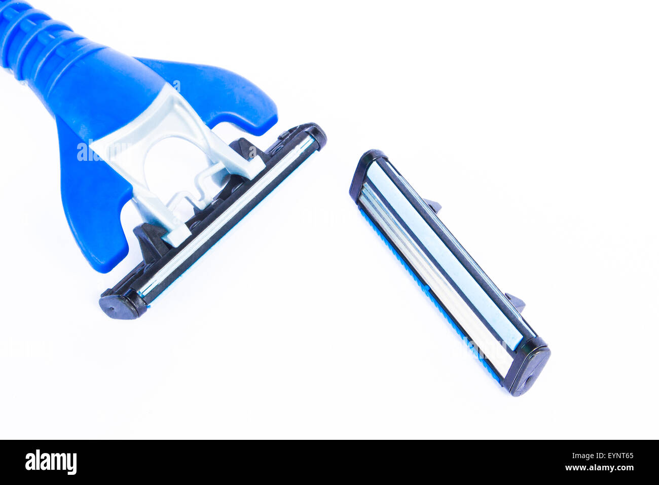 close up razor on isolated background Stock Photo - Alamy