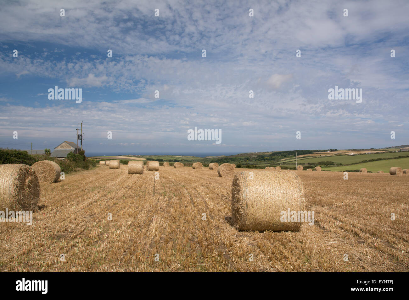 Sennen, Cornwall, UK. 2nd August 2015. UK Weather. Dry and Sunny over ...