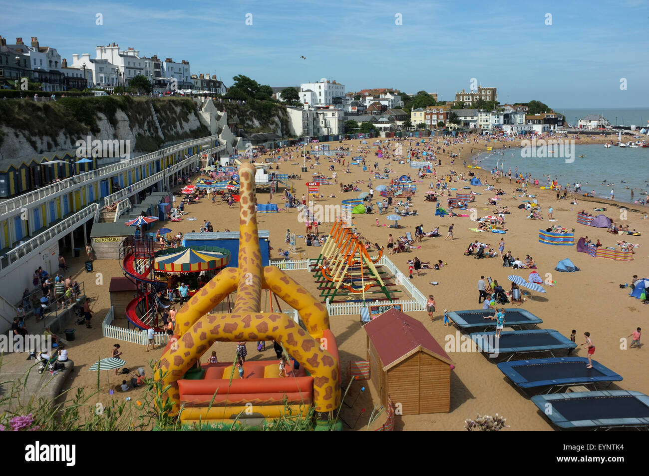broadstairs coastal town in east kent uk august 2015 Stock Photo - Alamy