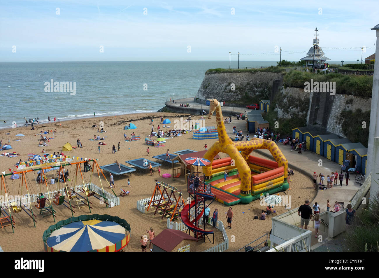 broadstairs coastal town in east kent uk august 2015 Stock Photo - Alamy