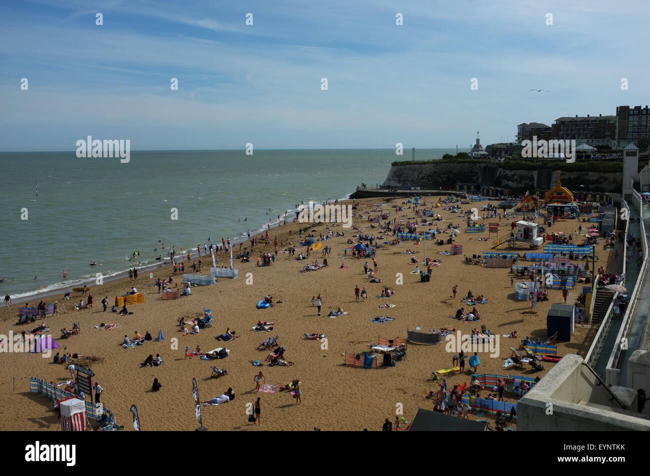 broadstairs coastal town in east kent uk august 2015 Stock Photo - Alamy