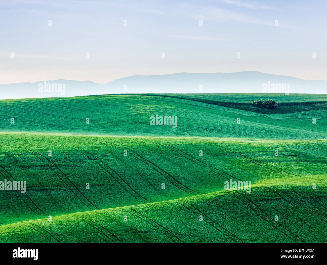Moravia rolling landscape Stock Photo - Alamy