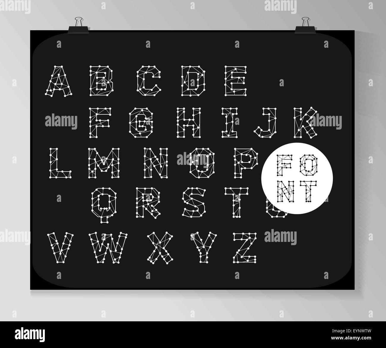 Abstract polygonal letter in Cosmic style Stock Vector Image & Art - Alamy