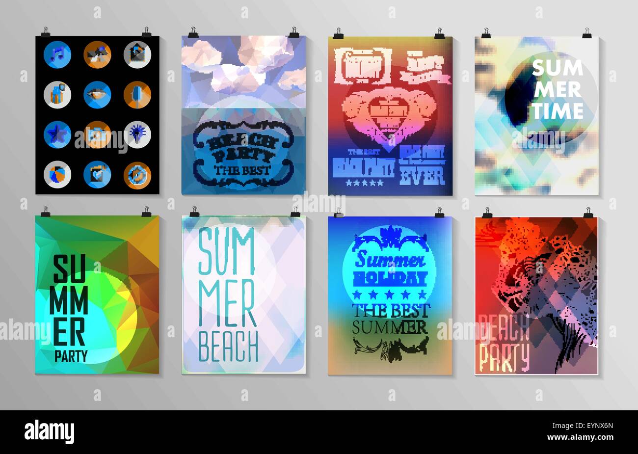 Typographical poster, retro design Stock Vector Image & Art - Alamy