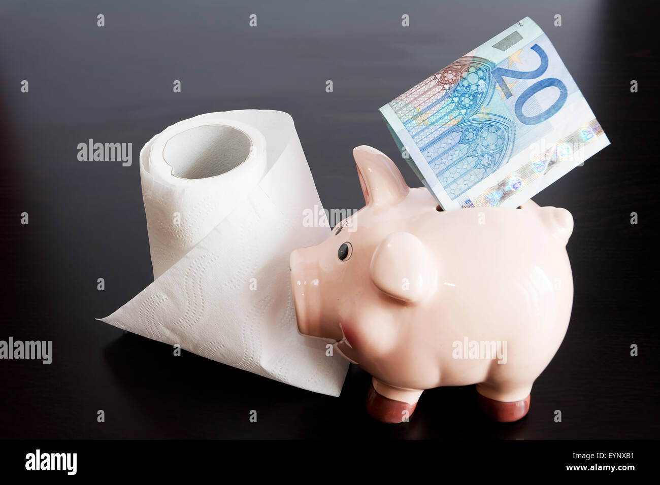 Save toilet paper Stock Photo - Alamy