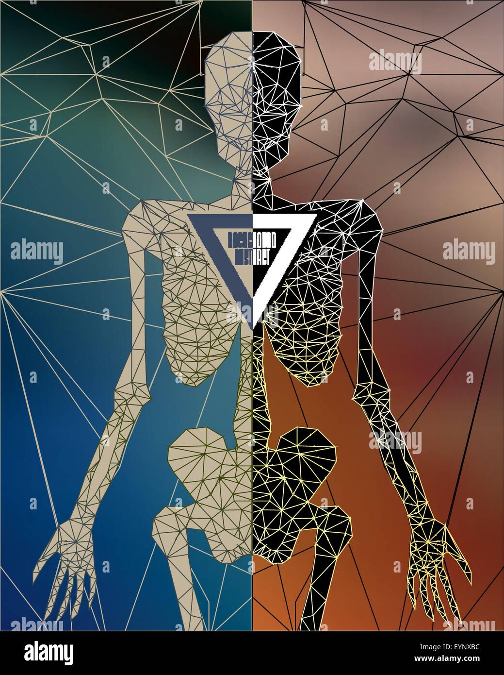 Contour Skeleton Human Skull Icon Stock Vector Images Alamy