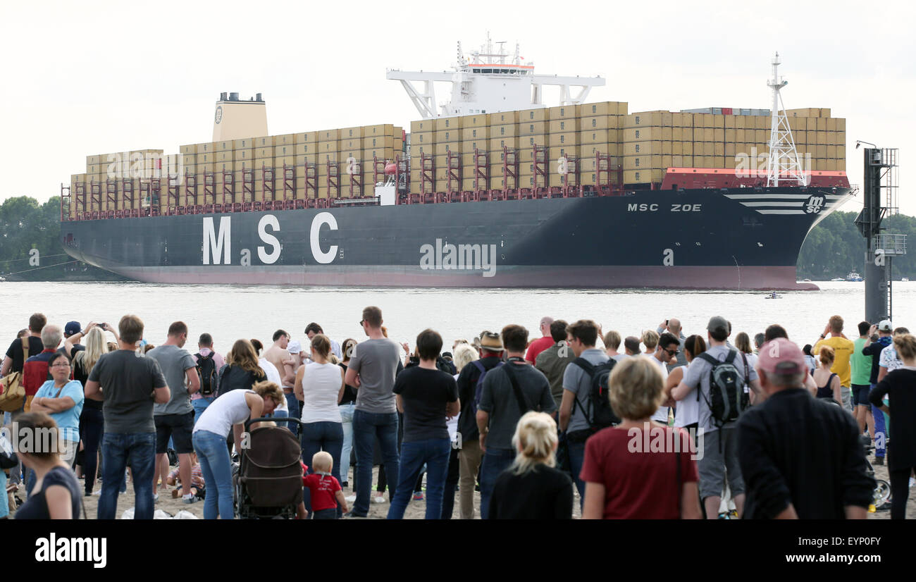 Msc zoe worlds largest container hi-res stock photography and images ...