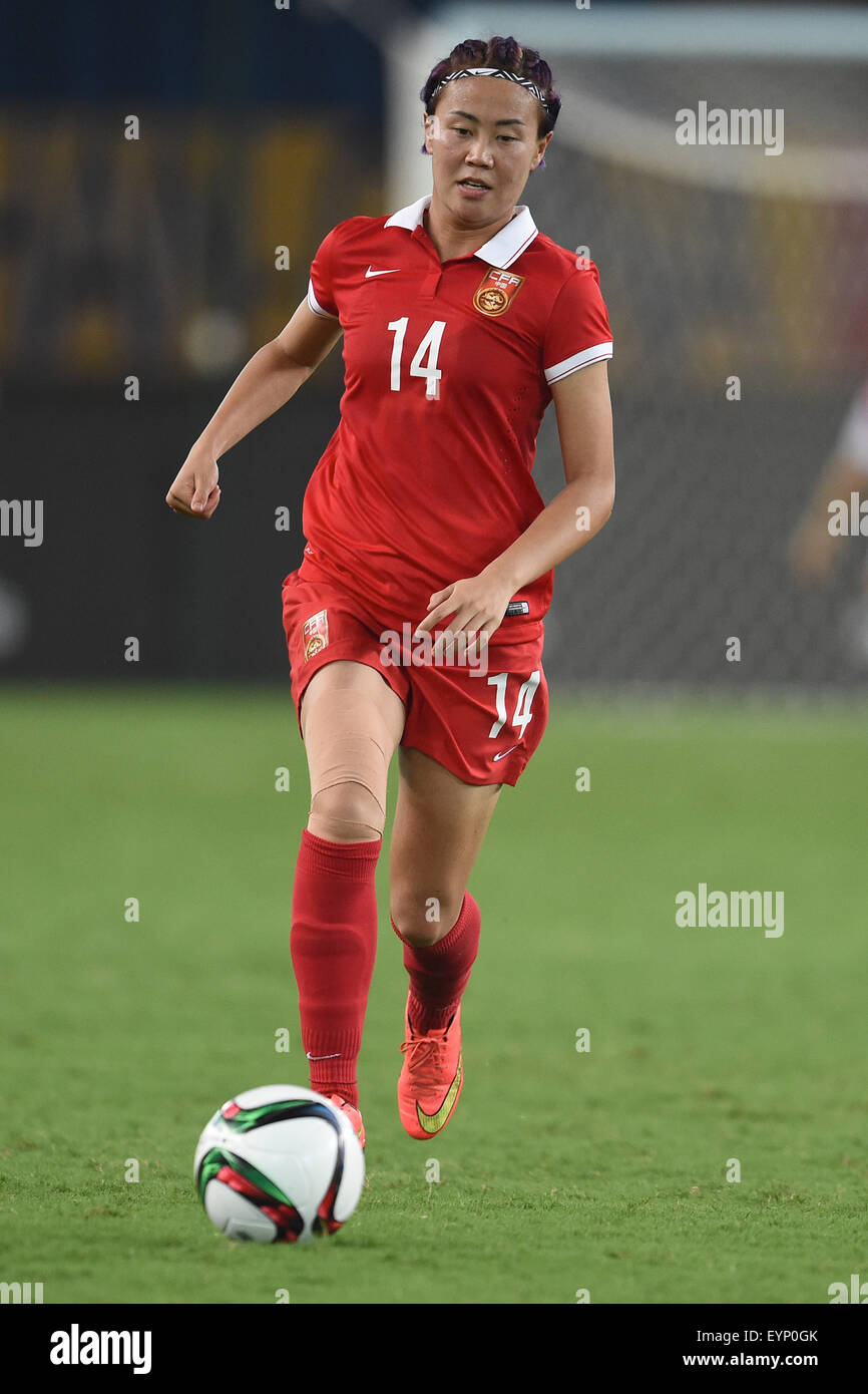 Wuhan Sports Center Stadium, Wuhan, China. 1st Aug, 2015. Rong Zhao ...