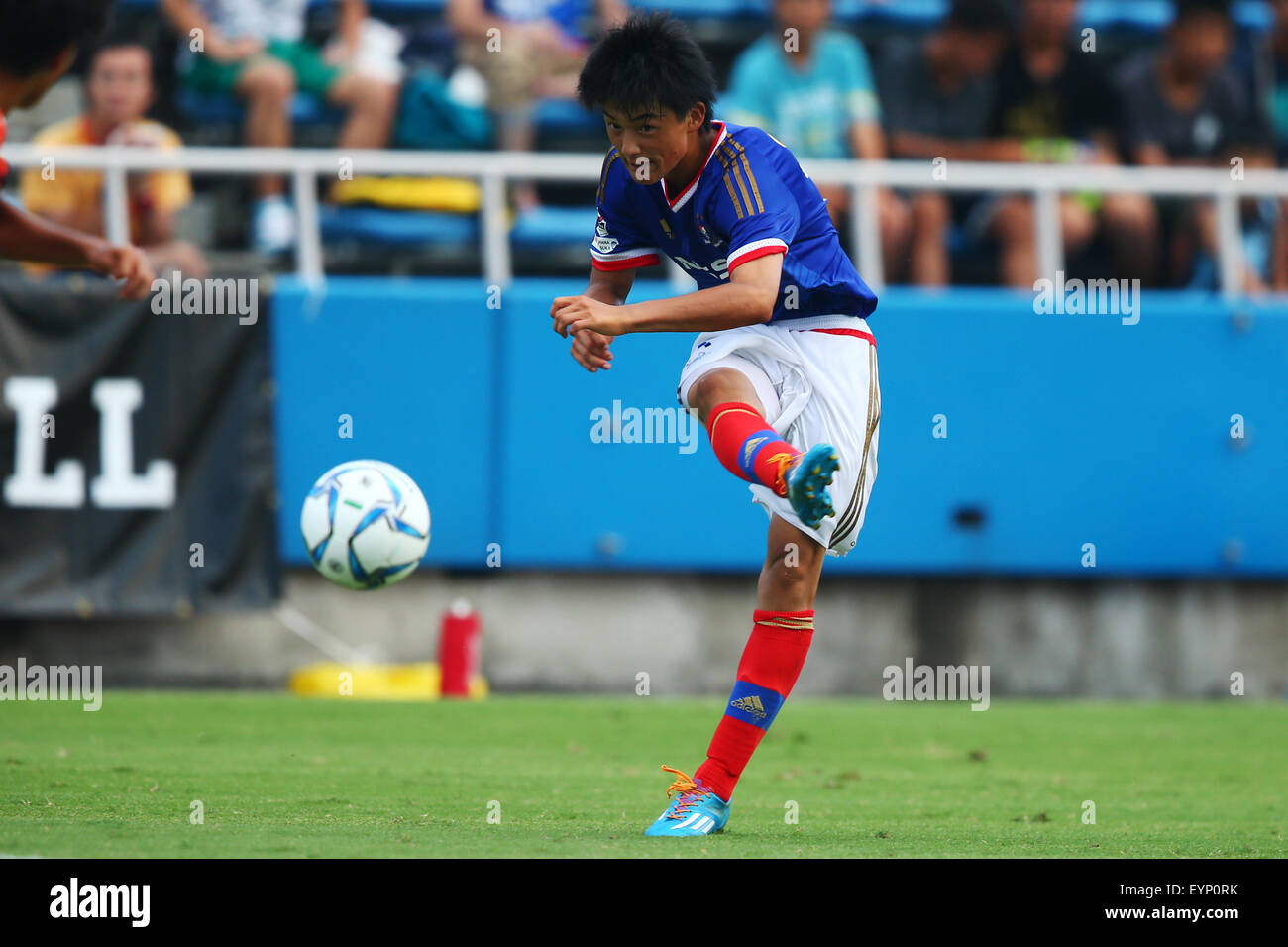 Kanagawa, Japan. 1st Aug, 2014. Keigo Tsunemoto (F Marinos) Football ...