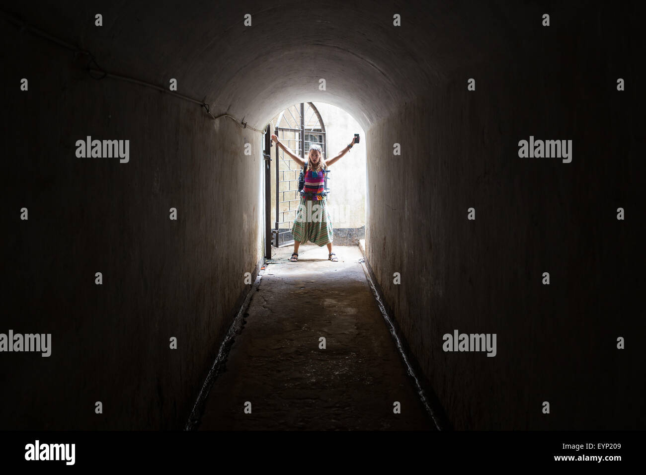 Walk into the light Stock Photo - Alamy