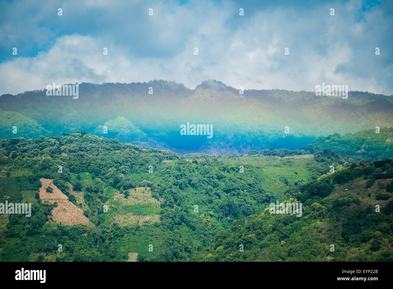 The landscape of the coastal region of Flores island in Indonesia ...