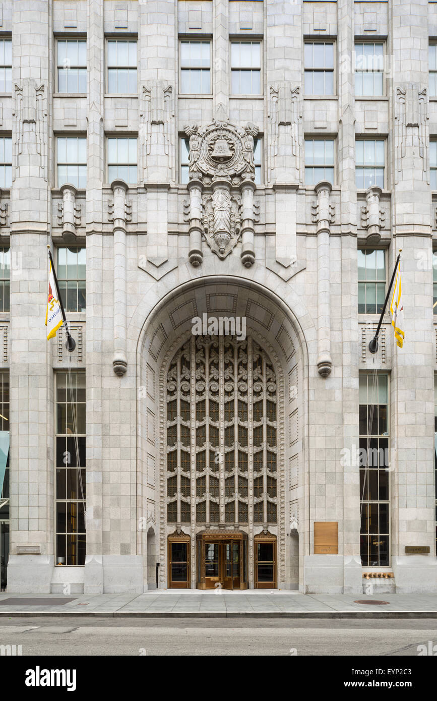 Facade of the Pacific Bell building at 140 New Montgomery in San ...